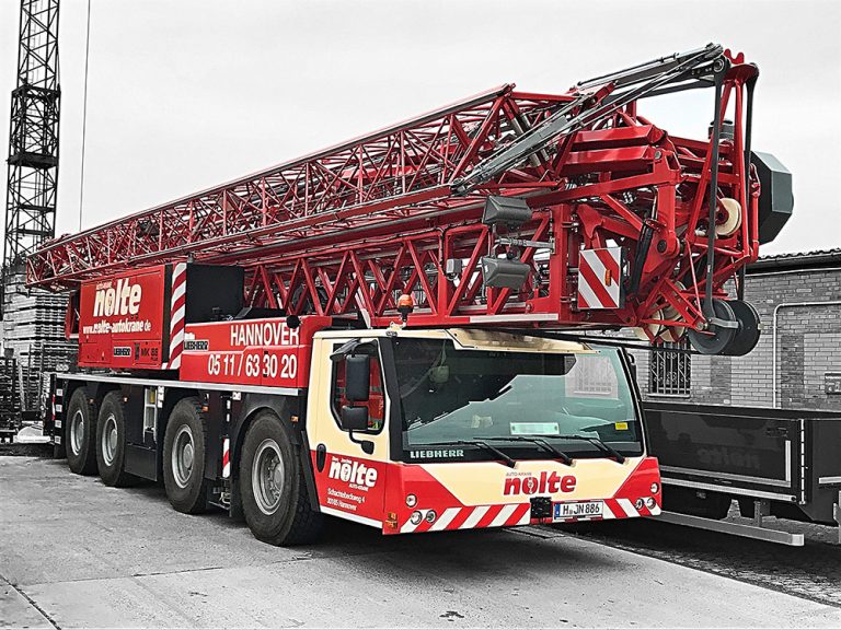 Fuhrpark – Nolte Autokrane Hannover | Kran­arbeiten | Mobilbau­krane